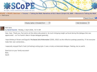 Glimpse of SCoPE | PPT