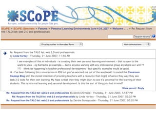 Glimpse of SCoPE | PPT