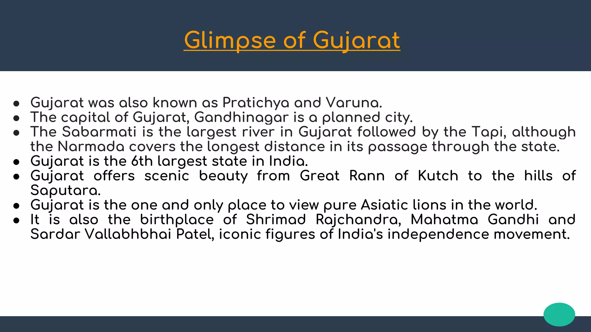 Glimpse of gujarat | PPTX