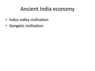 Glimpses of ancient indian economy | PPTX