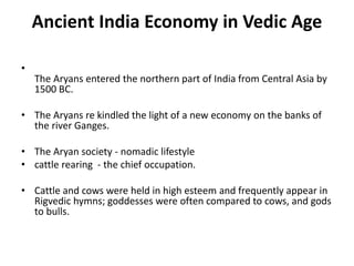 Glimpses of ancient indian economy | PPTX