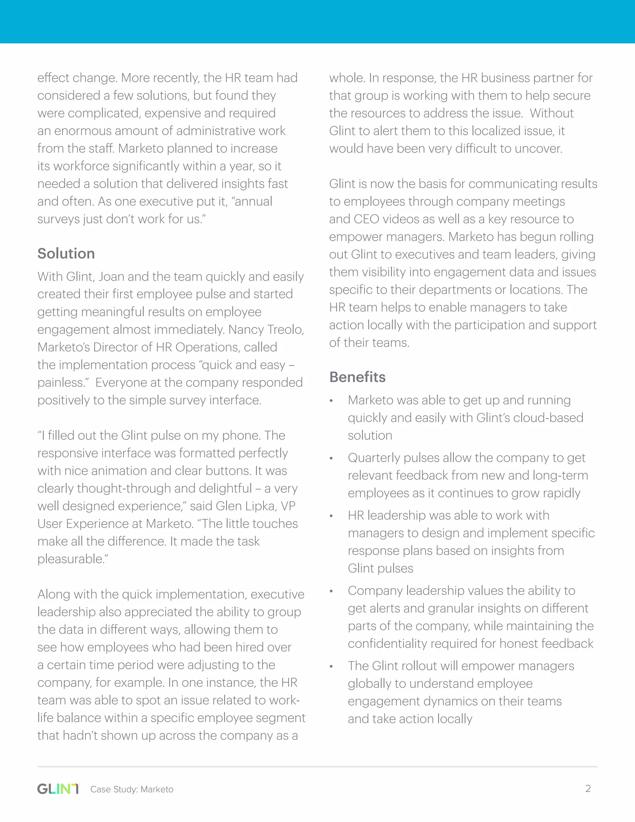 Glint case study_marketo | PDF