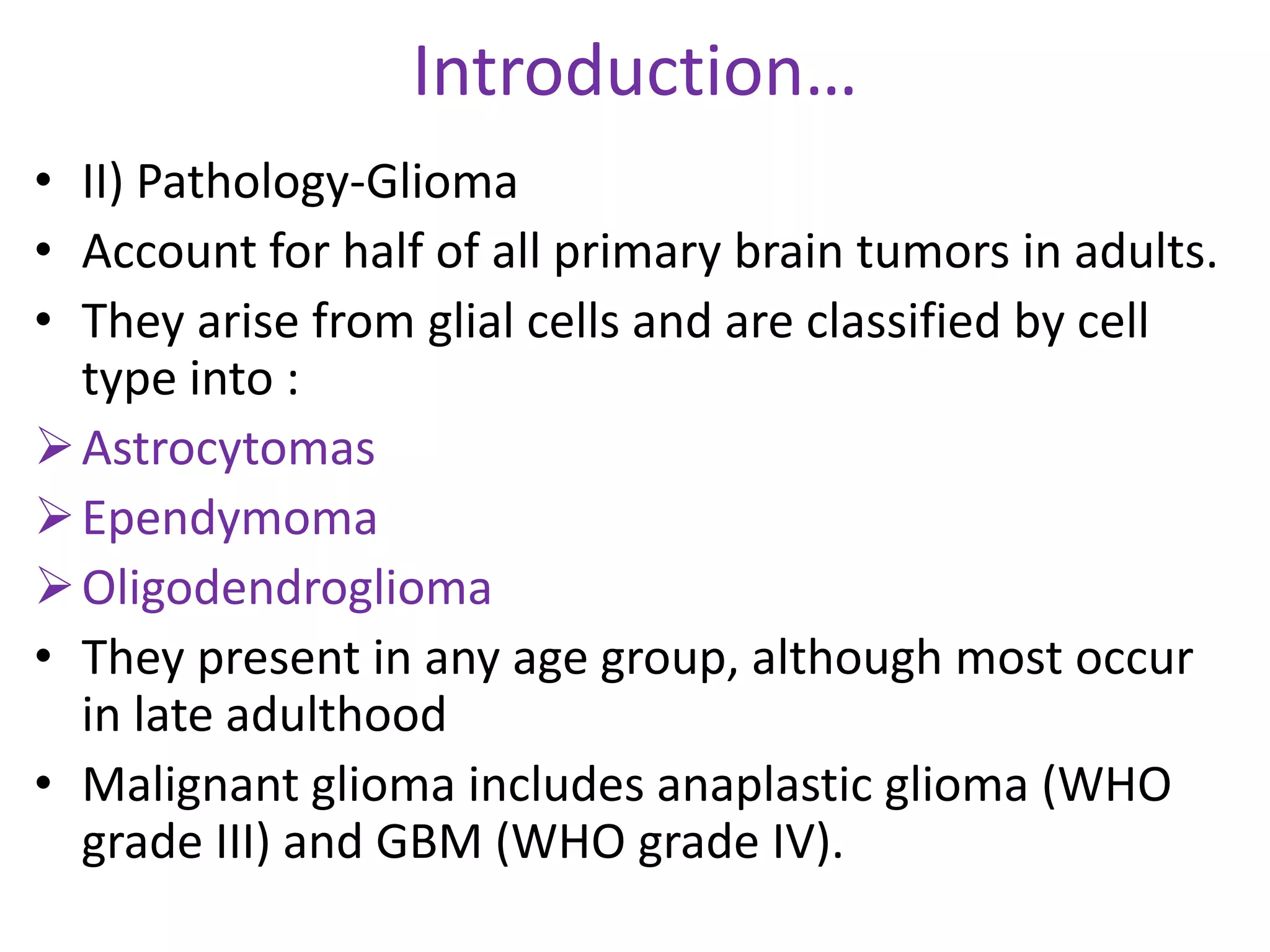 Glioblastoma multiforme (GBM) Radiotherapy planning and management ...