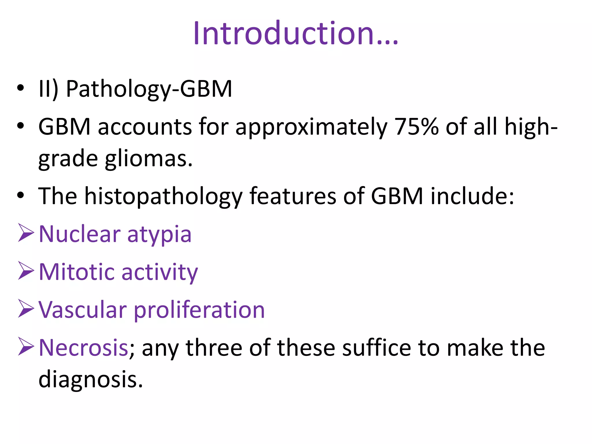 Glioblastoma multiforme (GBM) Radiotherapy planning and management ...