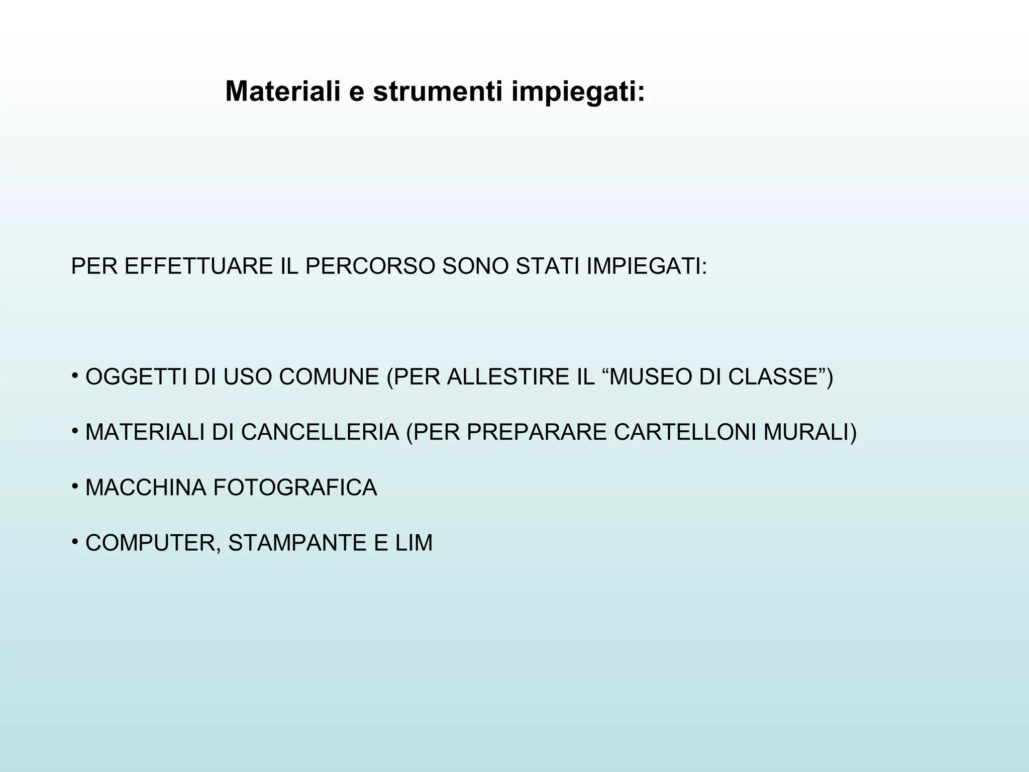 Gli oggetti e le loro proprietà | PPT