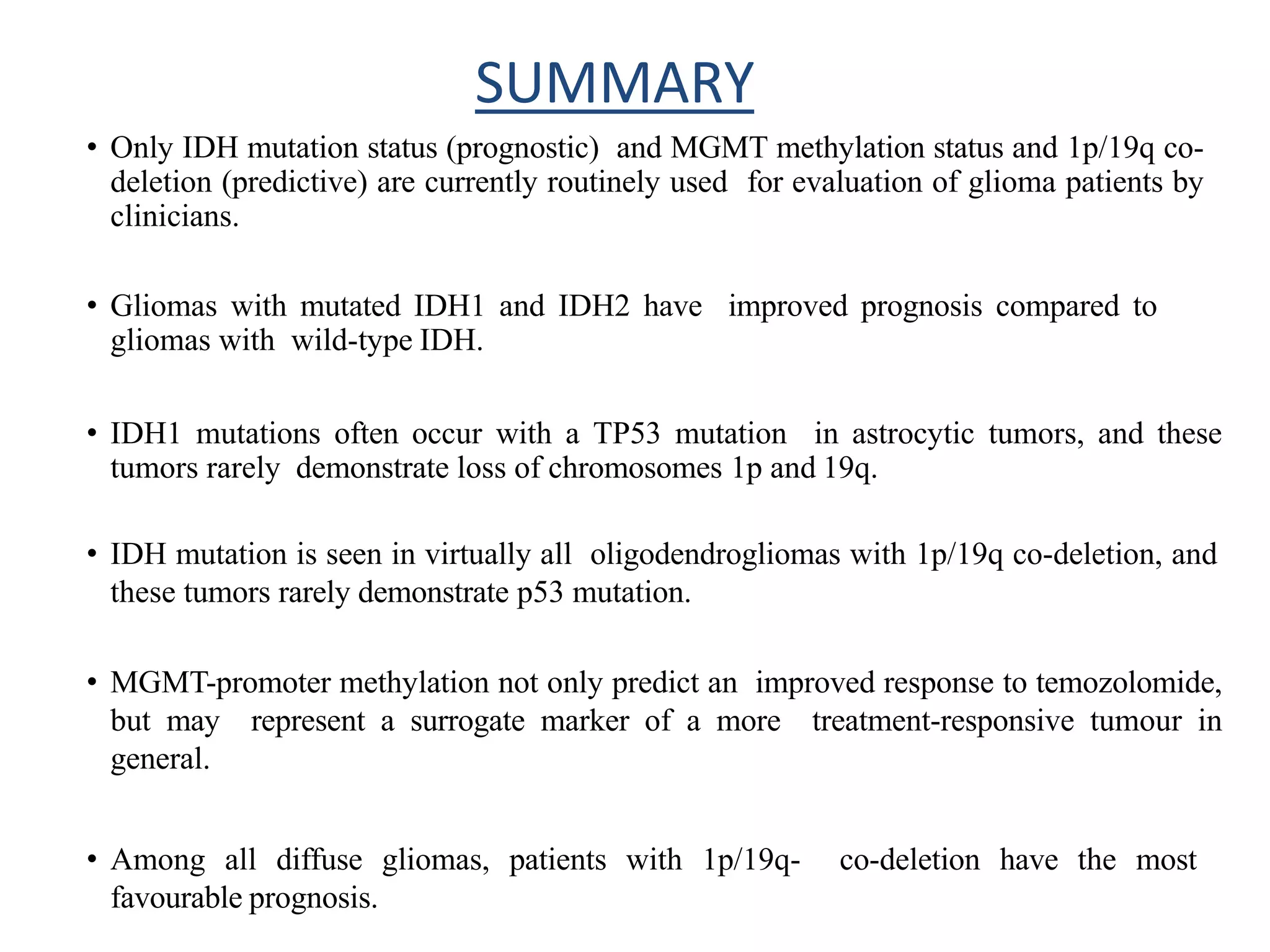 Glioma markers in neurosurgery | PPTX
