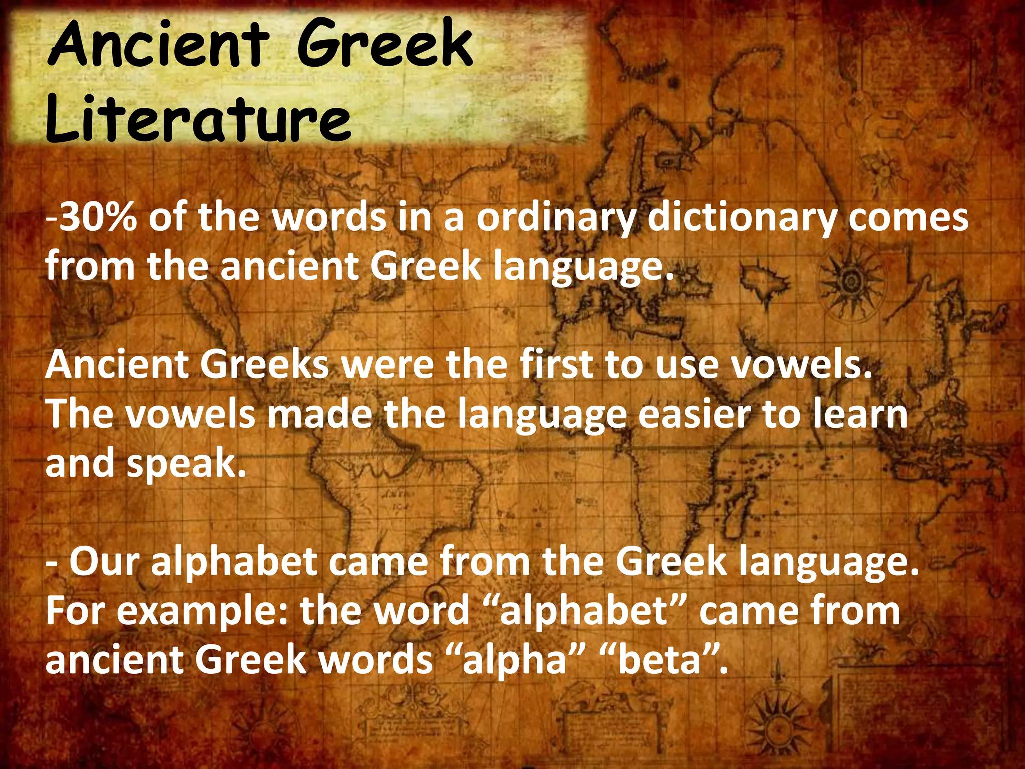 Greek Literature | PPTX