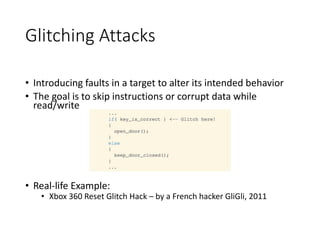 Fault Injection Attacks | PDF