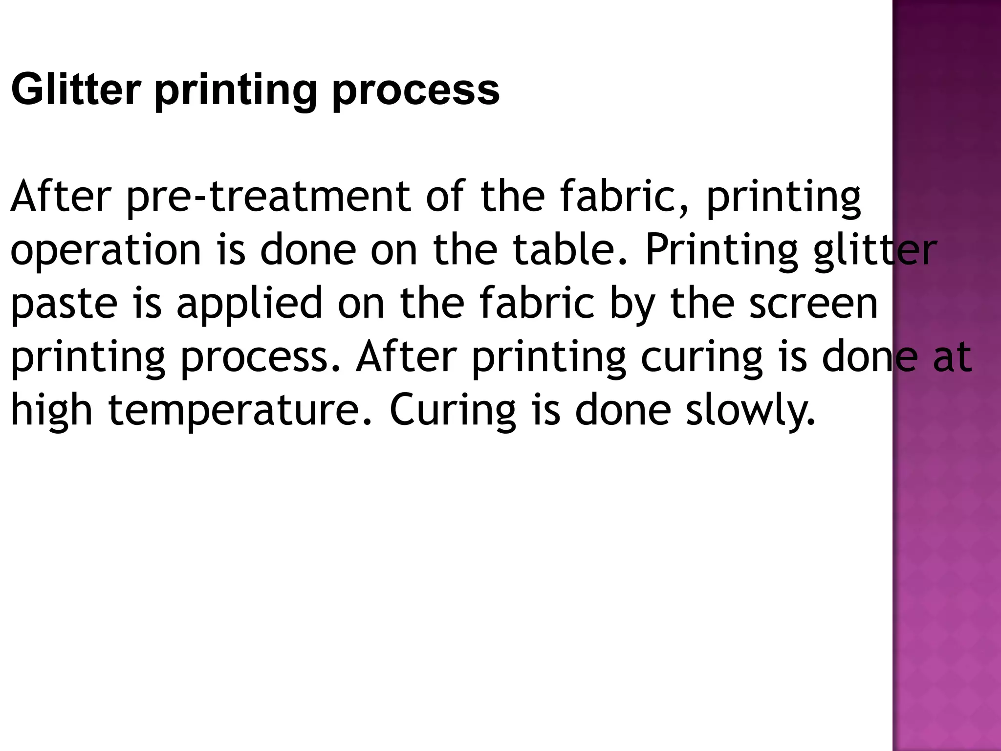 Glitter printing | PDF