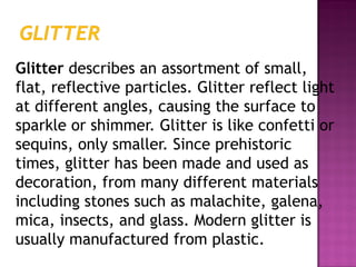 Glitter printing | PDF