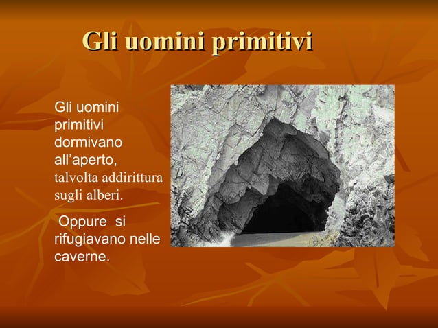Gli uomini primitivi | PPT