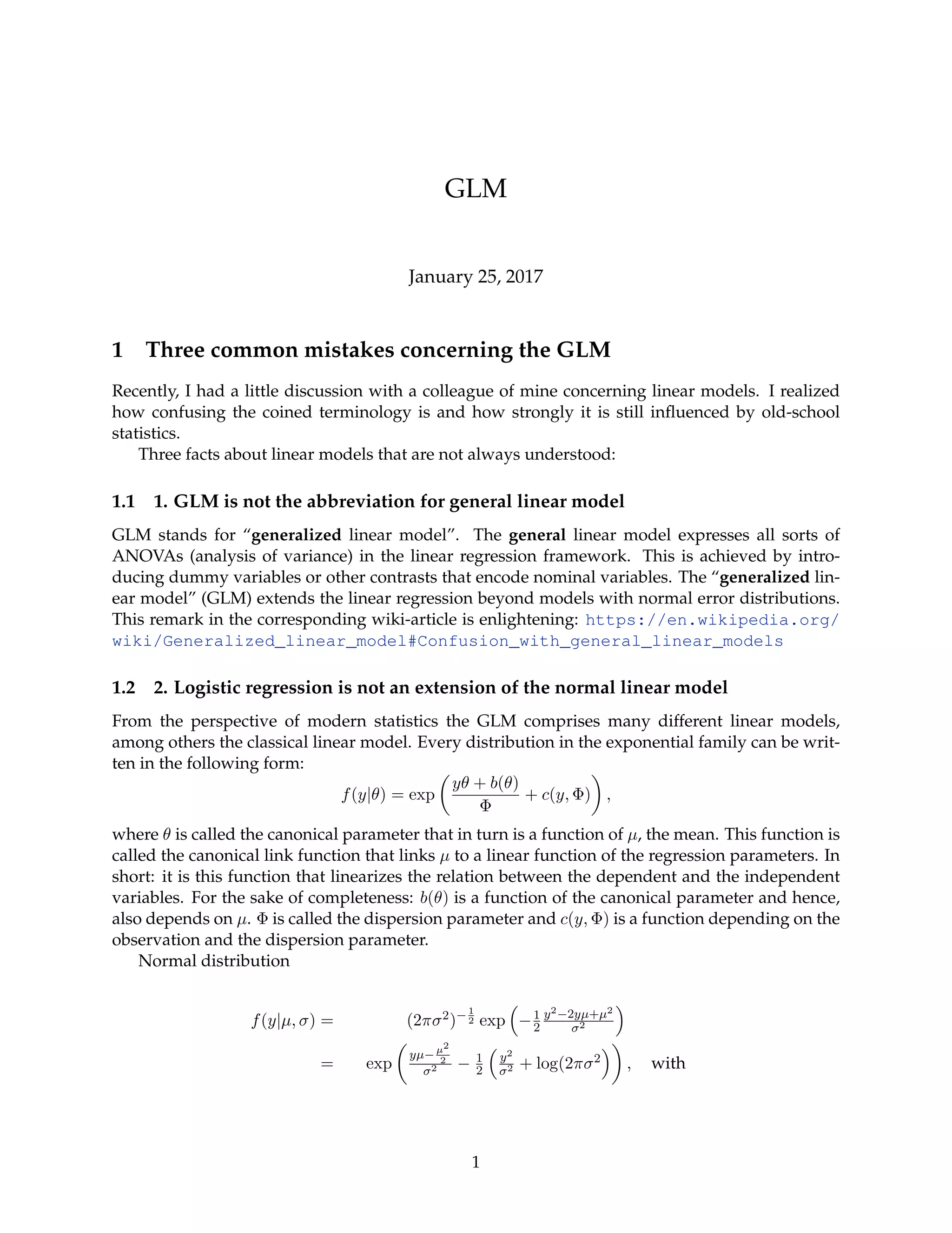 Glm | PDF