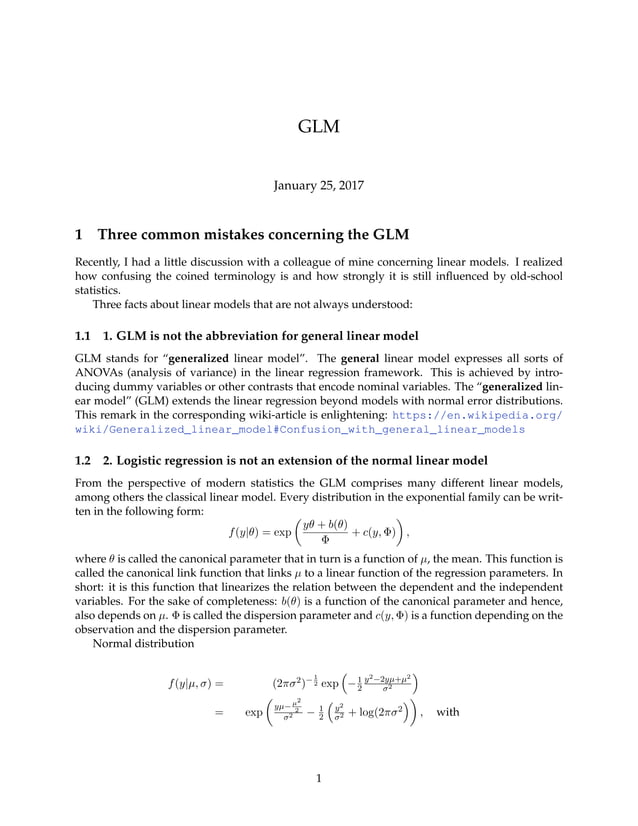Glm | PDF