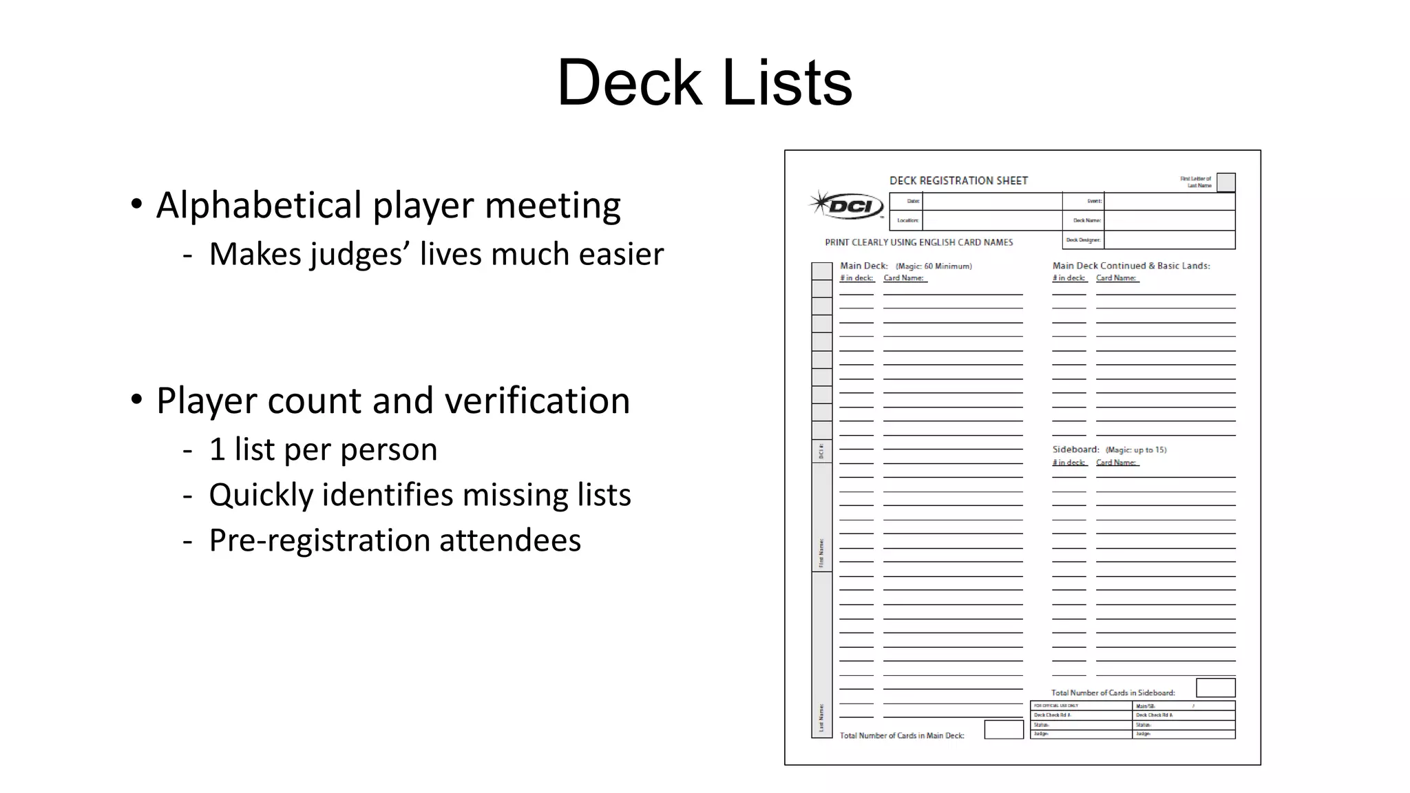 Deck checks by kush singhal | PPT
