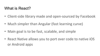 React gsg presentation with ryan jung & elias malik | PPT