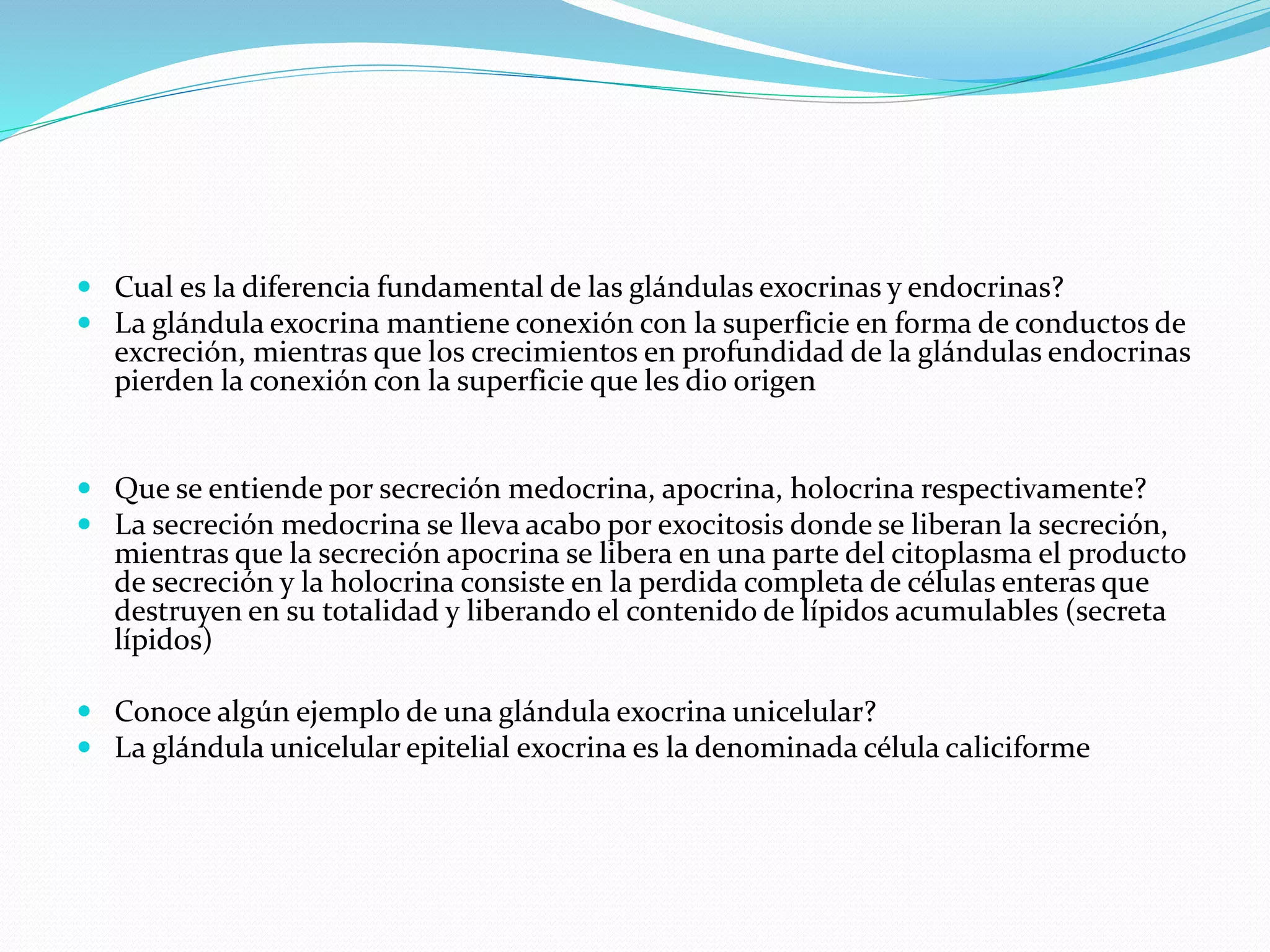 Glándulas y secreción.pptx xdd | PPT