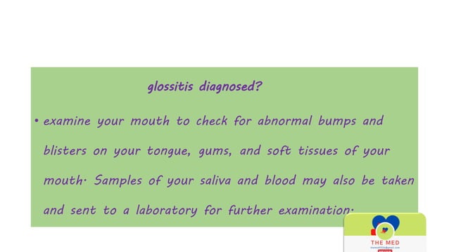 GLOSSITIS | PPTX | Dental Health | Diseases and Conditions