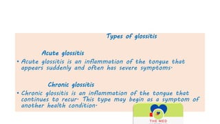 GLOSSITIS | PPT
