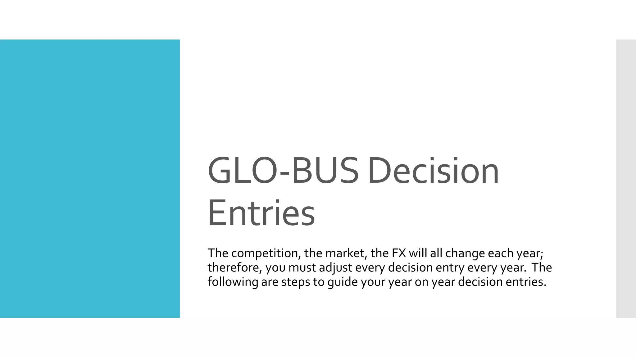 Glo bus 2018 grand champion tips 2018-10-09 how to win GLO-BUS | PPTX