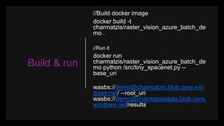 AI from Space using Azure | PPT