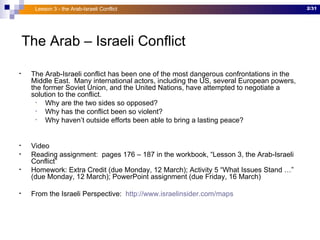 Global and Cultural Studies - Middle East in Transition | PPT