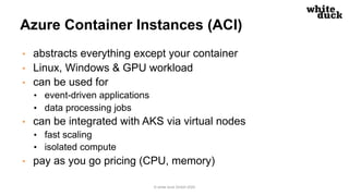 Global Azure Virtual: Container & Kubernetes on Azure | PPT