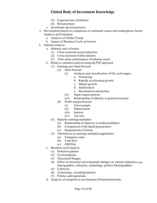 Global body-investment-knowledge | PDF