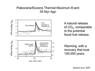 The Global Carbon Cycle and its Relation to Global Climate | PPT
