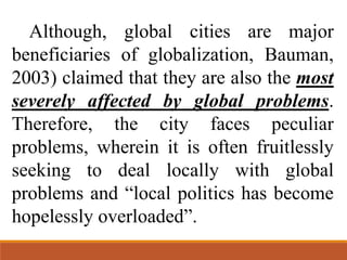 Global - City. powerpoint presentation group 1 | PPTX