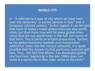 Global - City. powerpoint presentation group 1 | PPTX | Business ...