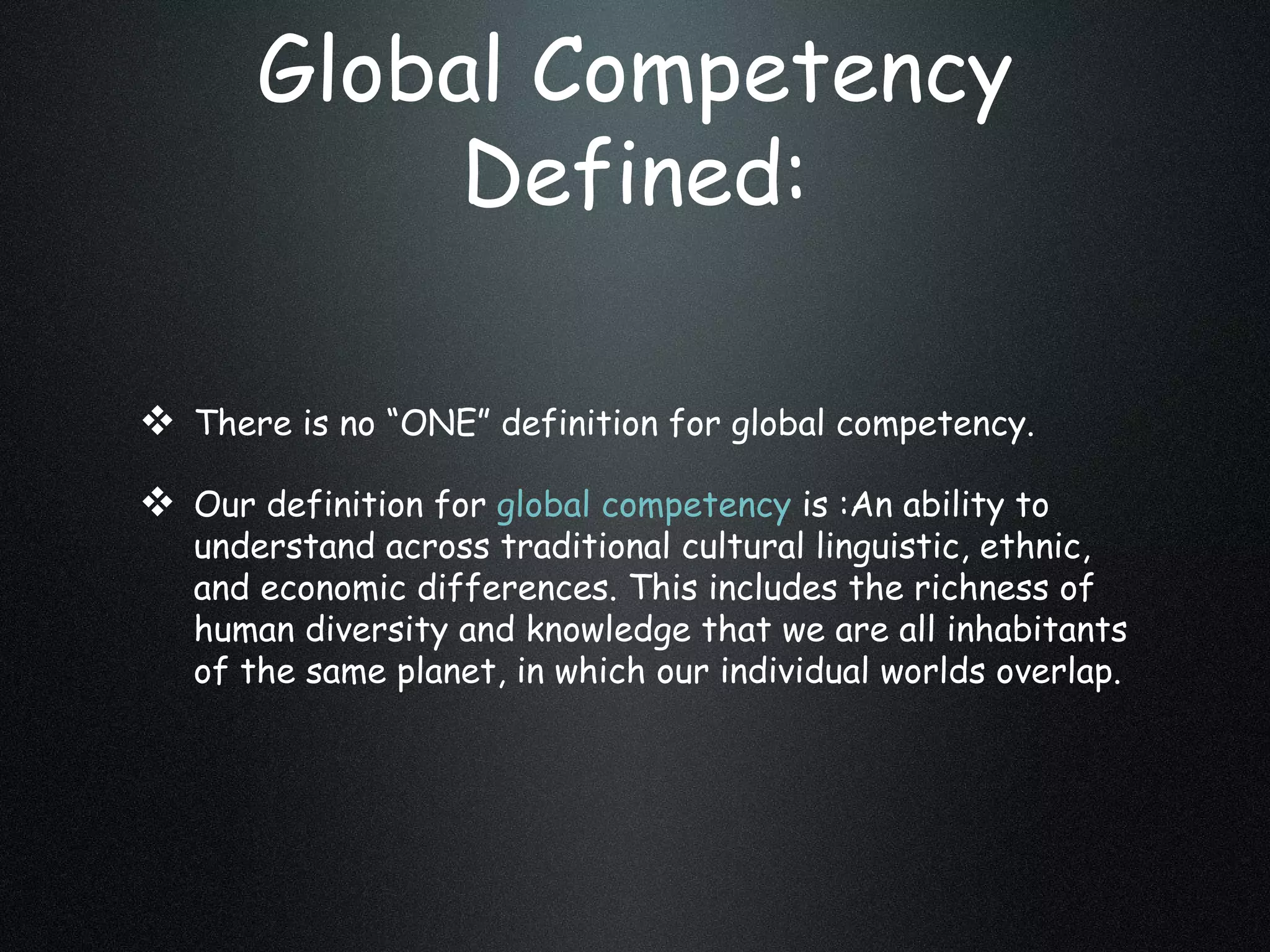 Global Competency Powerpoint 2003 | PPT | Education