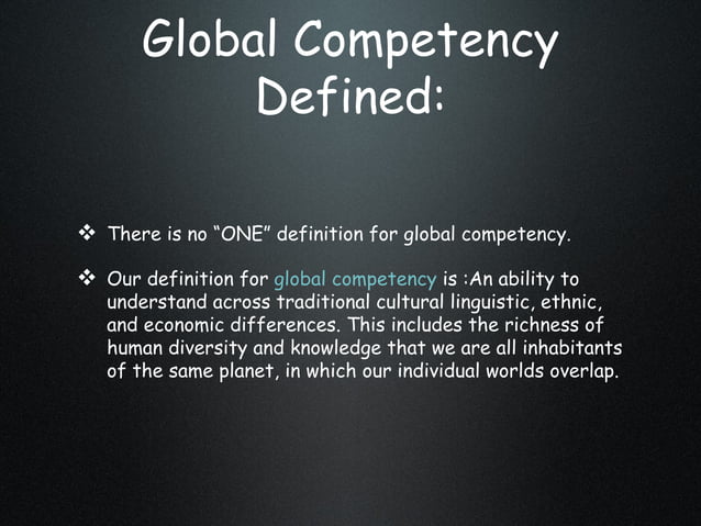 Global Competency Powerpoint 2003 | PPT | Education