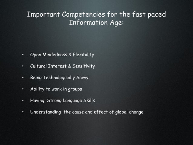 Global Competency Powerpoint 2003 | PPT | Education
