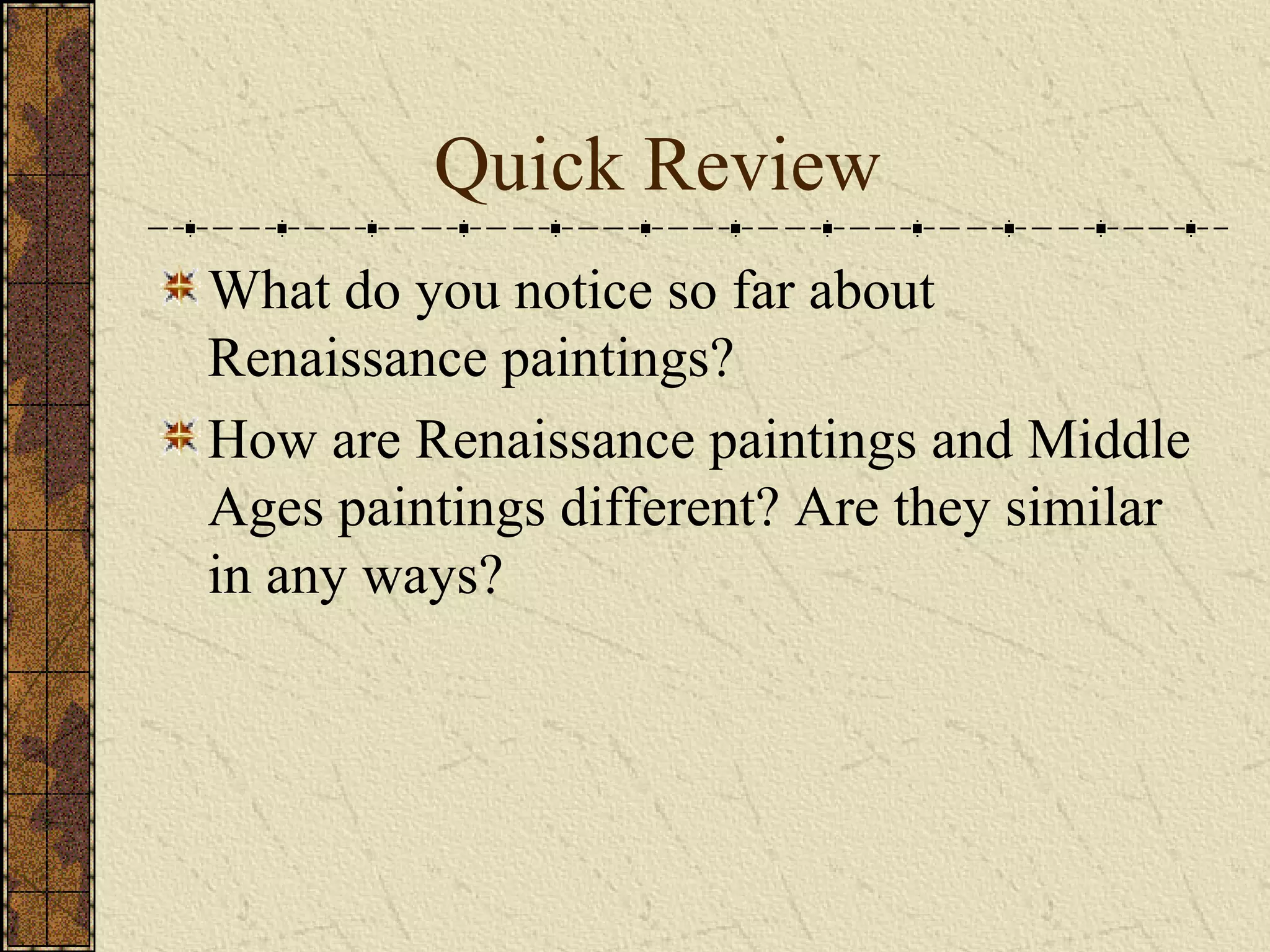 Global Connections Renaissance Art Ppt | PPT