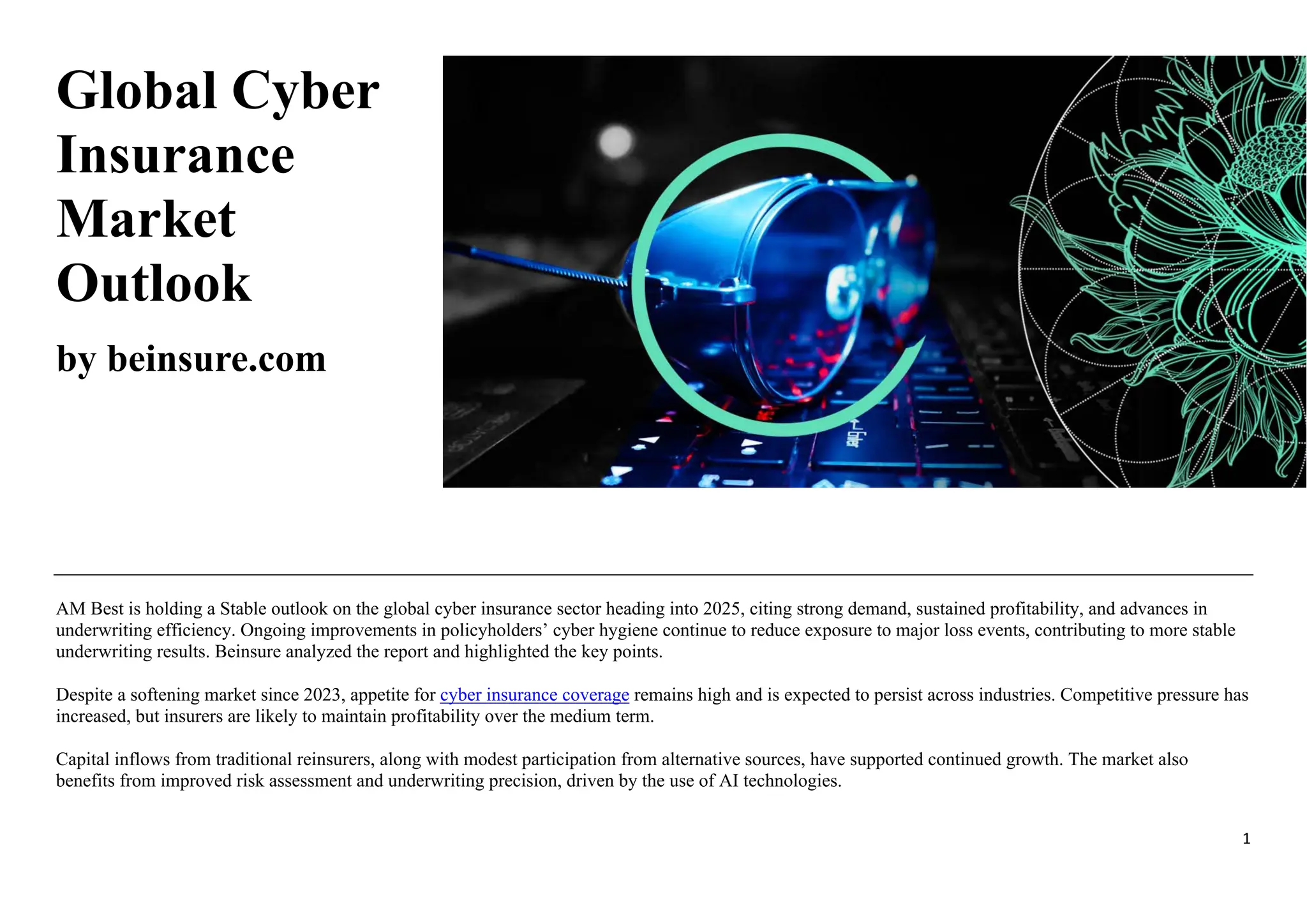 Global Cyber Insurance Market Outlook by Beinsure | PDF