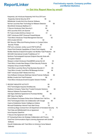 Global Cyber Security Industry | PDF