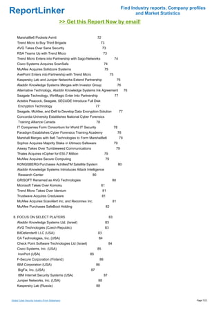 Global Cyber Security Industry | PDF