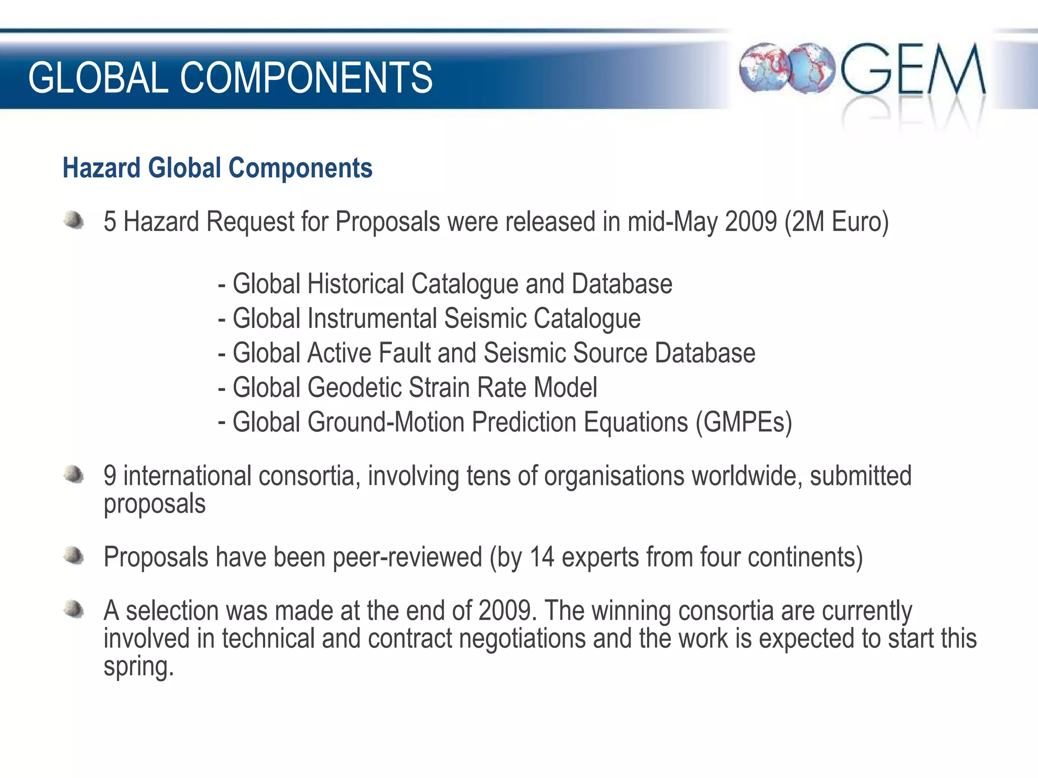 Global Earthquake Model: Calculating and Communicating Seismic Risk | PPT