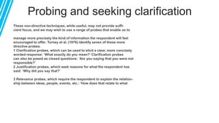 QUESTIONING AND THE INFORMATION-GETTING INTERVIEW | PPT