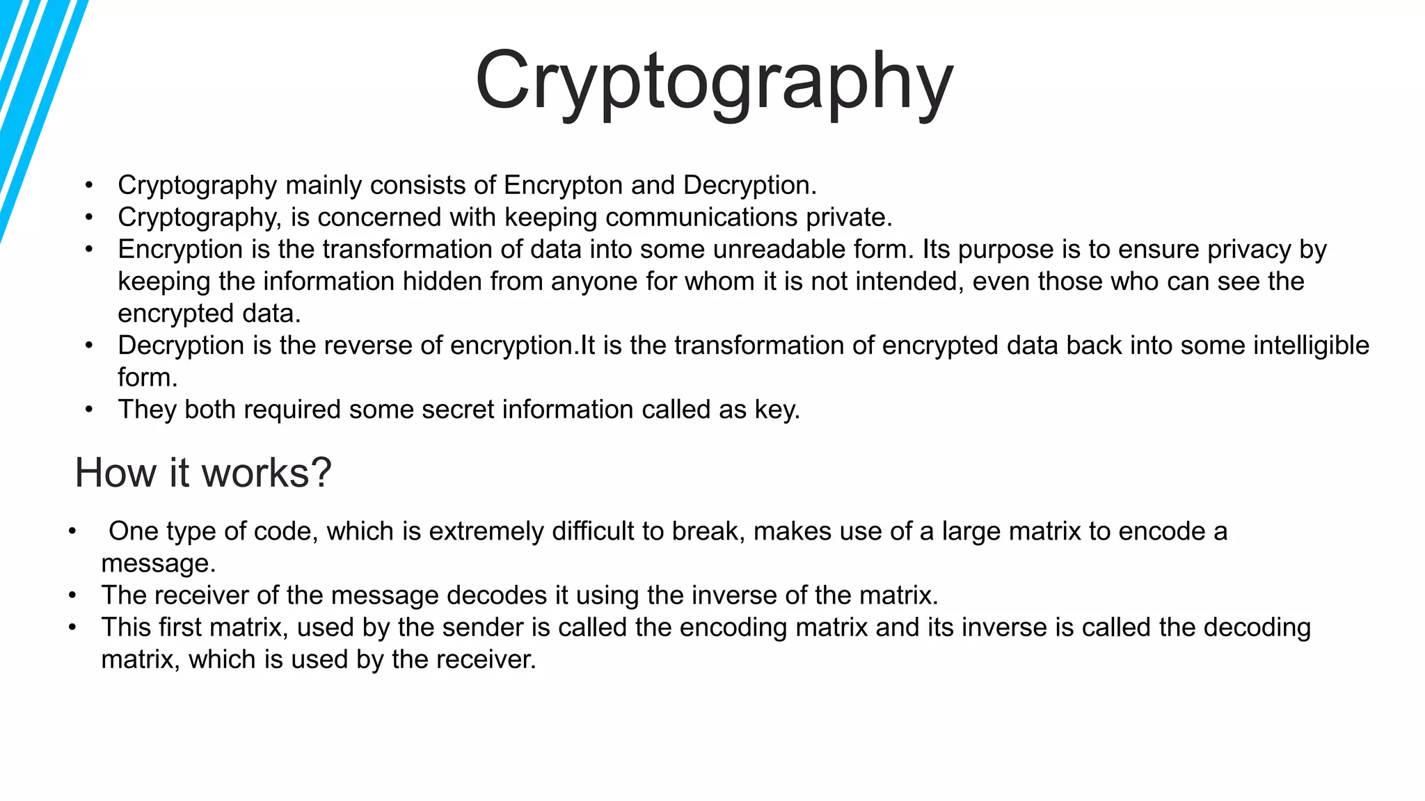 Application of Matrices in real life | Matrices application | The ...