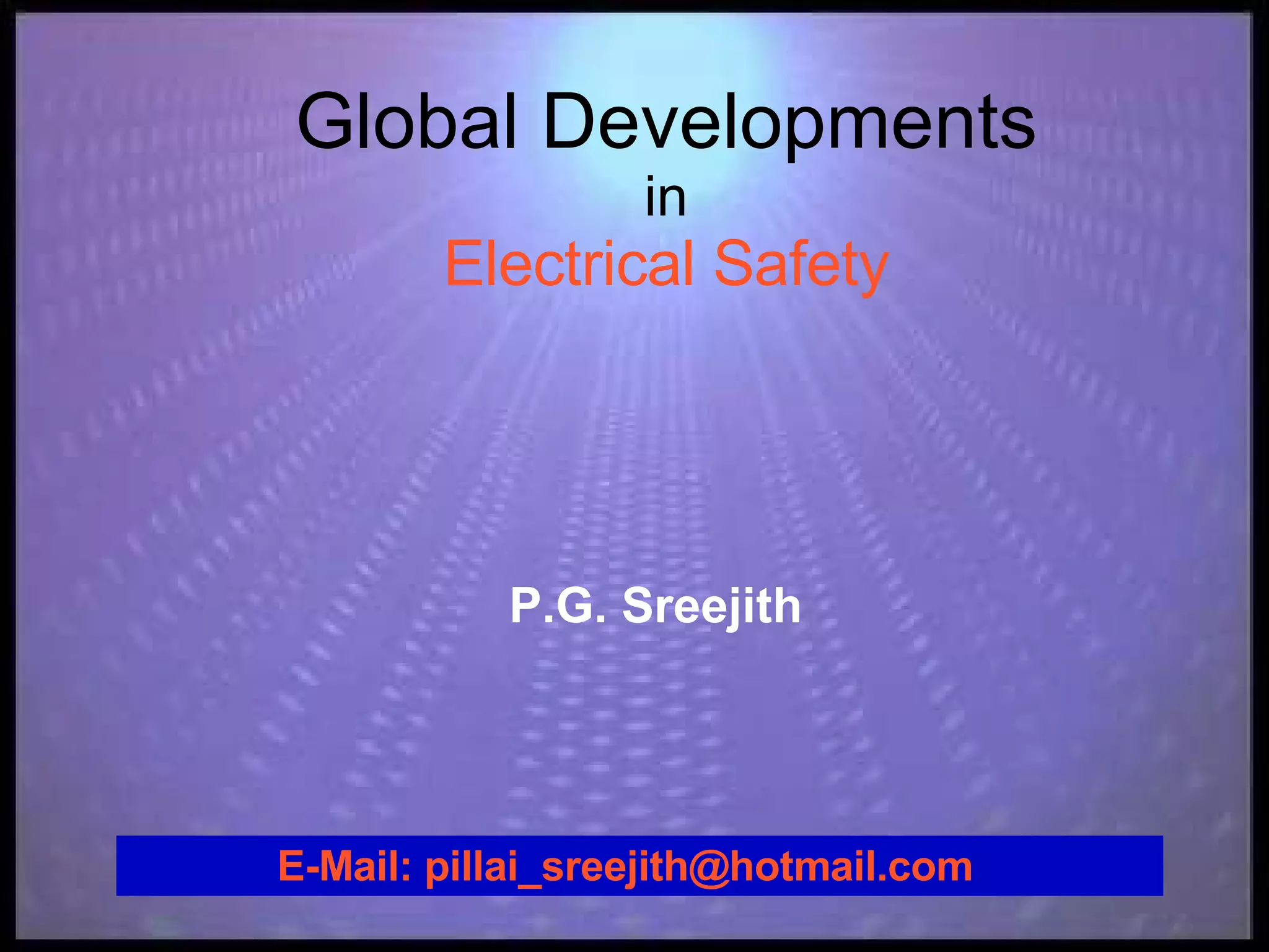 Global Electrical Safety | PPT