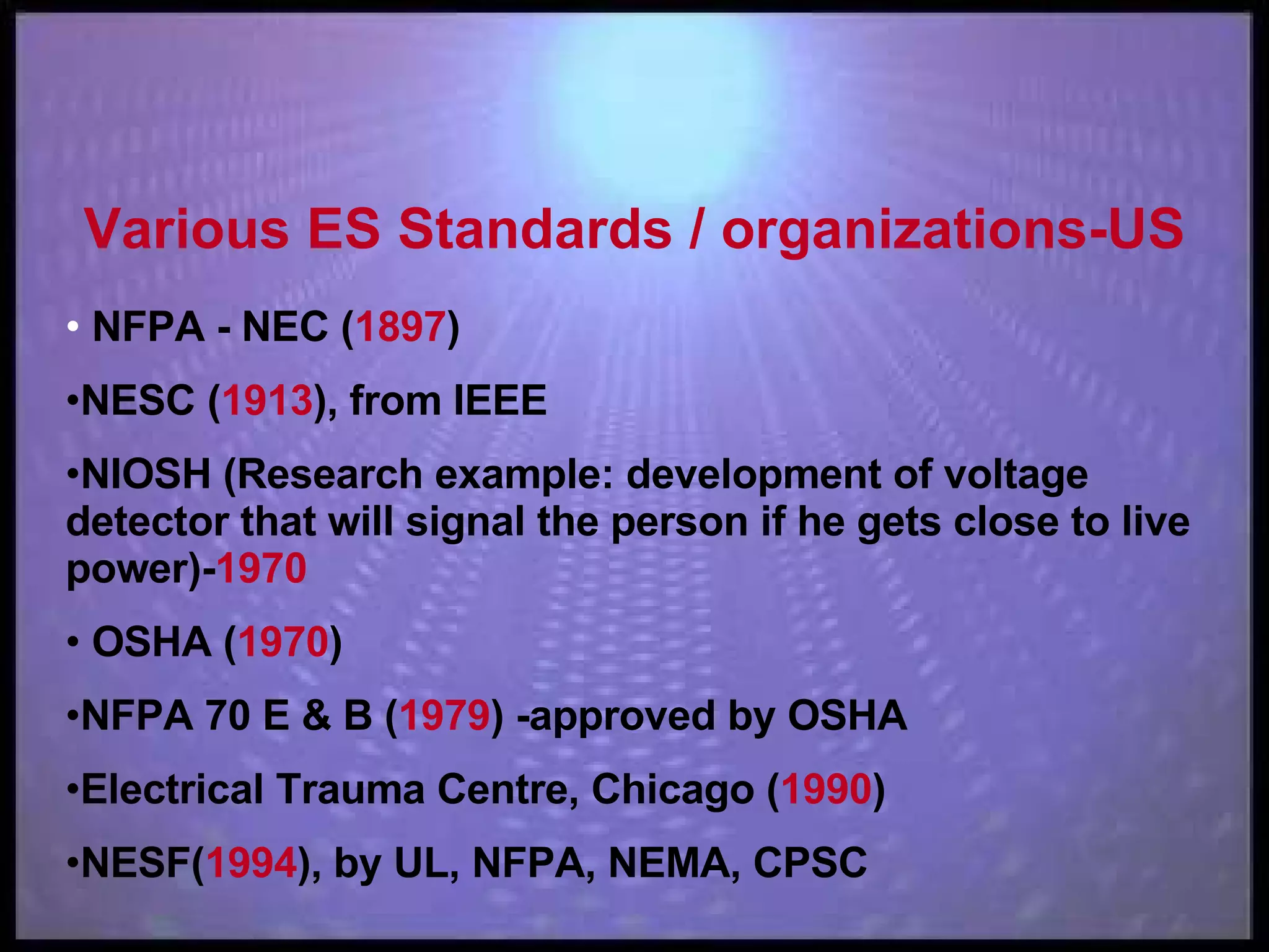 Global Electrical Safety | PPT