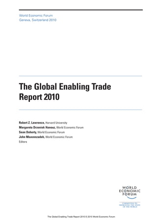 Global enabling-trade-report-2010 | PDF