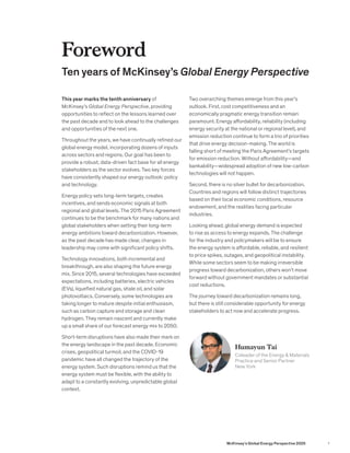 McKinsey Global Energy Perspective 2025- Full Report | PDF