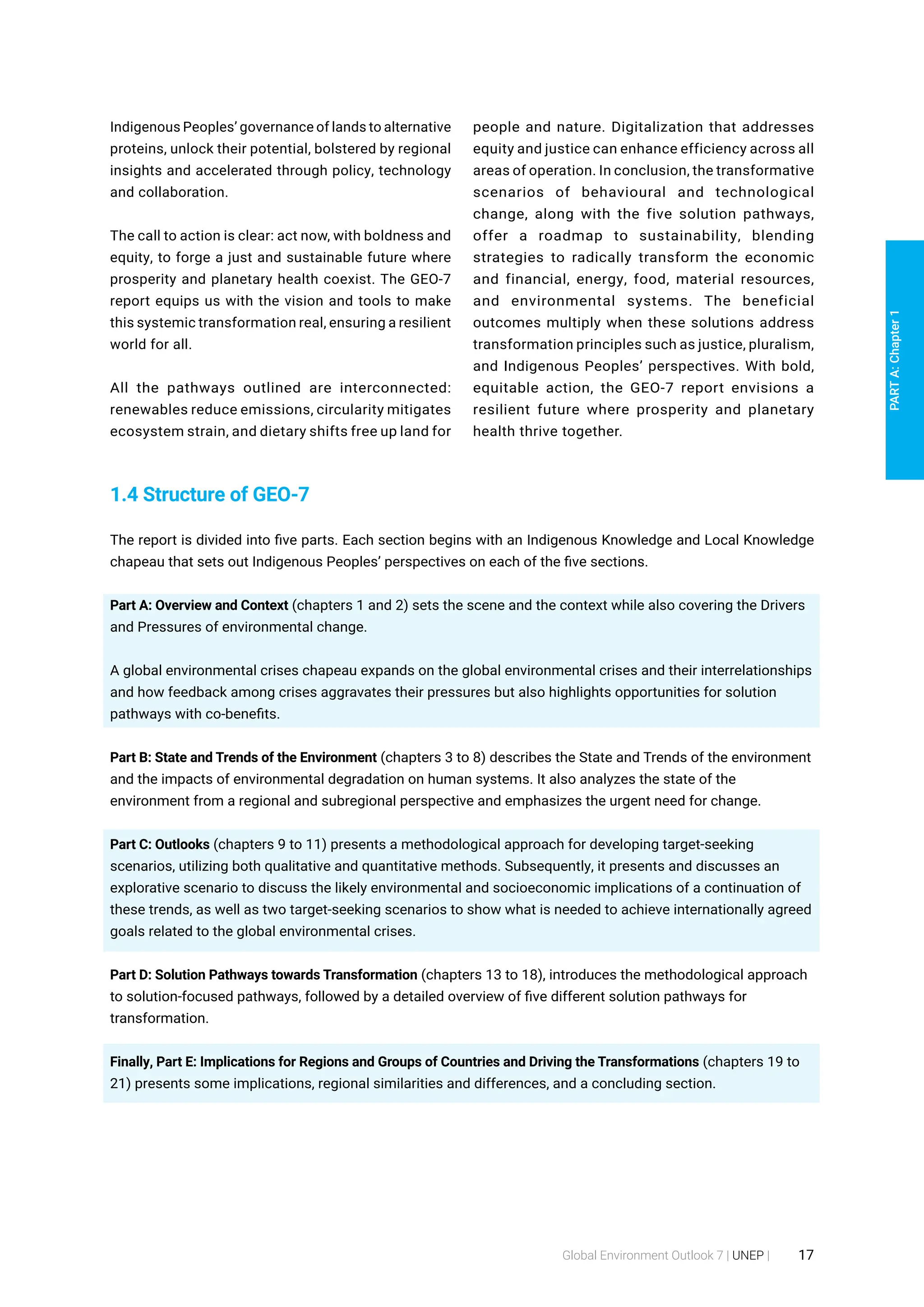 UNEP Global Environment Outlook_7 - Full Report | PDF