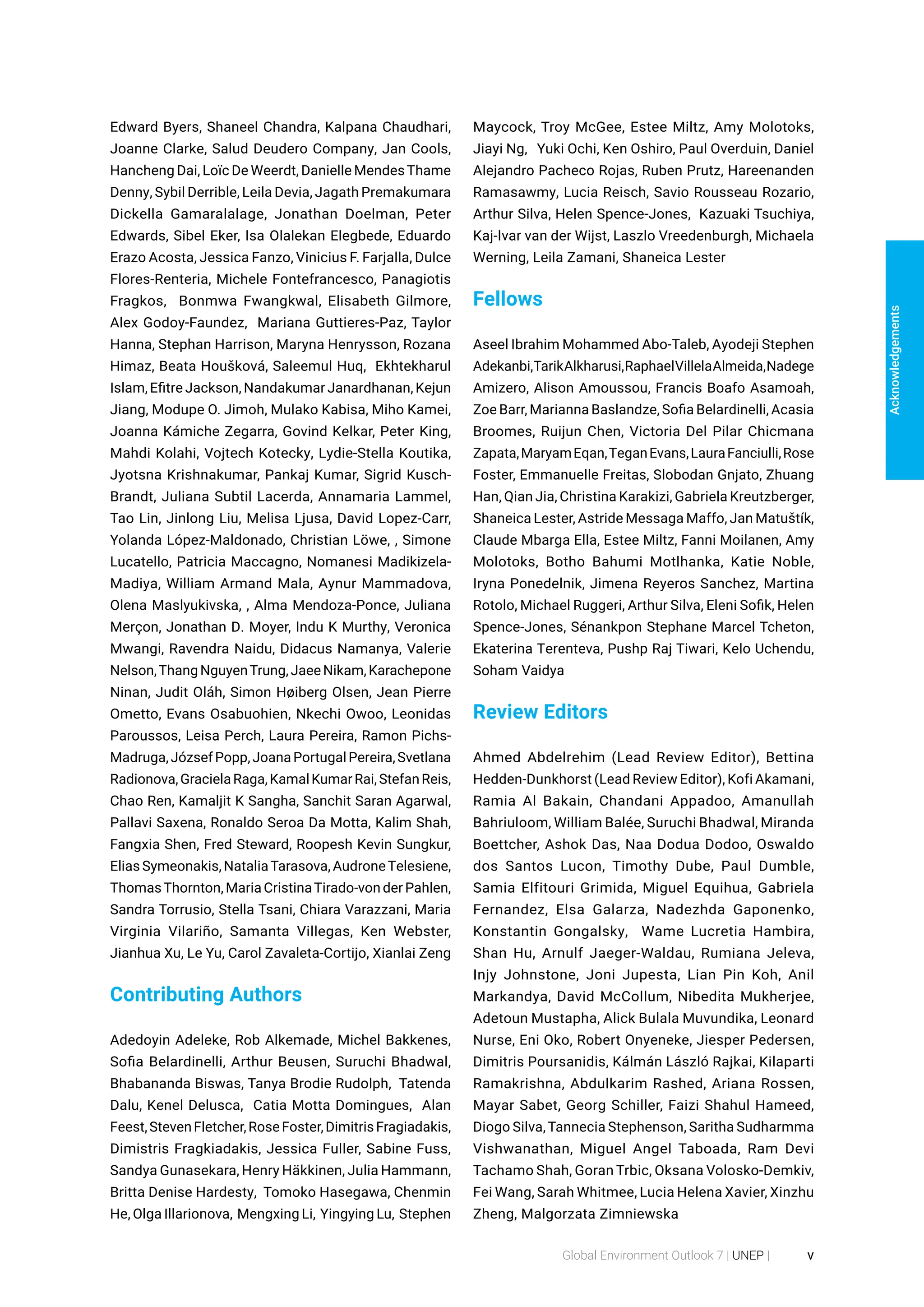 UNEP Global Environment Outlook_7 - Full Report | PDF