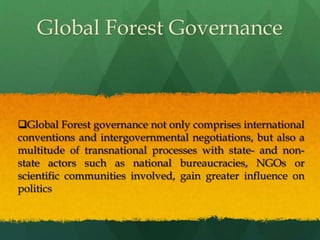 Global forest-governance-bringing-forestry-science-back-in | PPT