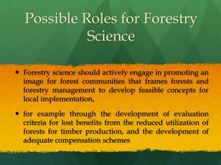 Global forest-governance-bringing-forestry-science-back-in | PPT