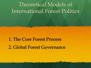 Global forest-governance-bringing-forestry-science-back-in | PPT