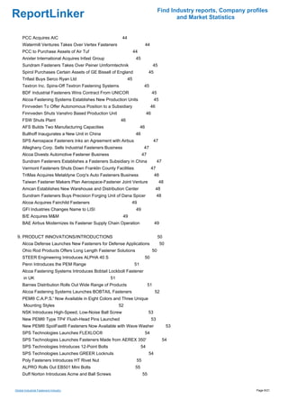 Global Industrial Fasteners Industry | PDF | Mergers and Acquisitions ...